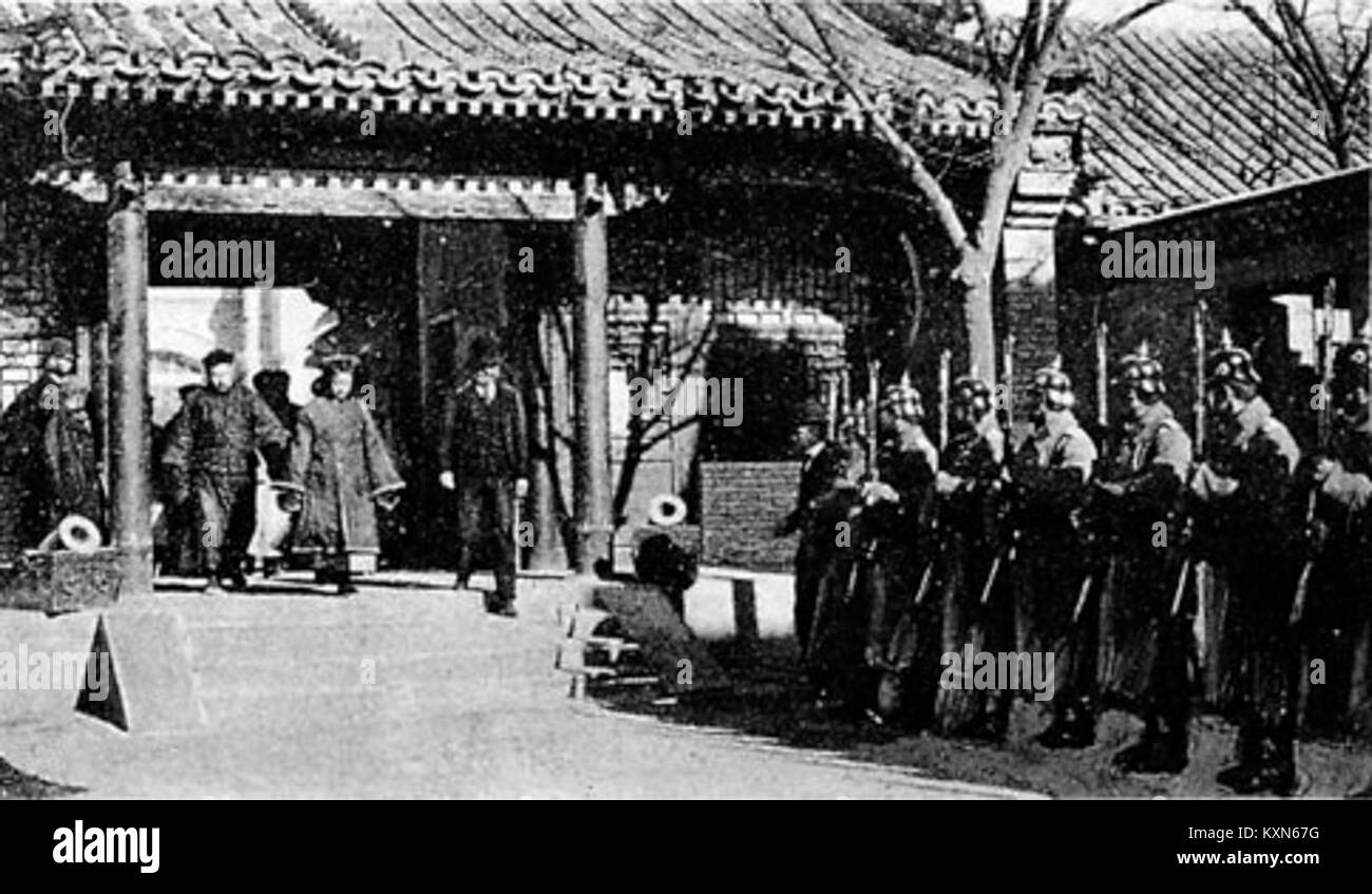 This event captures the visit of Prince Tschun and his brothers along ...