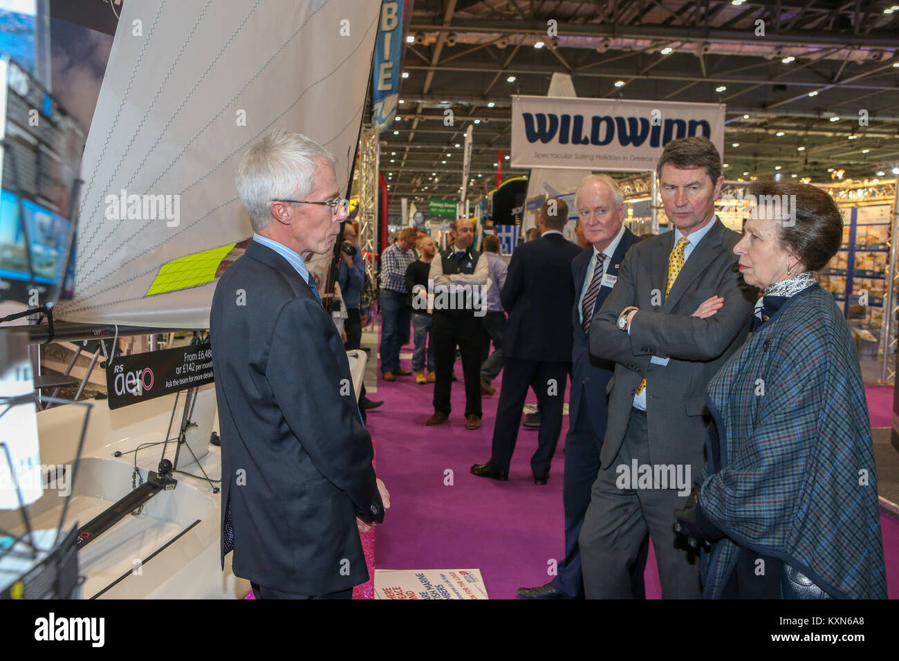 Commander Tim Laurence And The Princess Royal High Resolution Stock ...