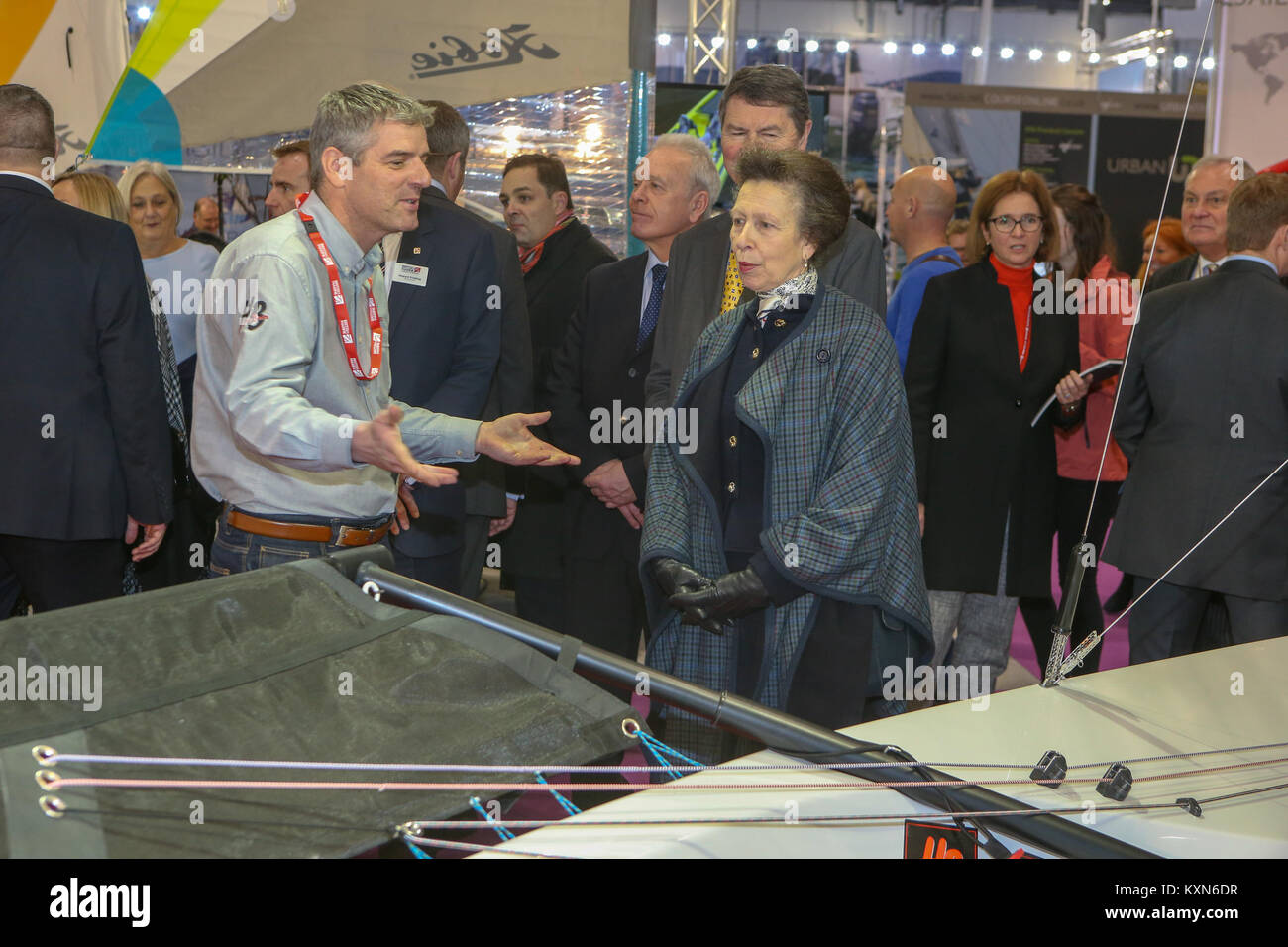 London, UK. 10th January, 2018.HRH the Princess Royal attends the first ...