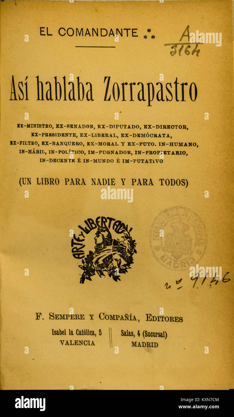 Book 'Así hablaba Zorrapastro' by Ricardo Burguete, presenting literary ...