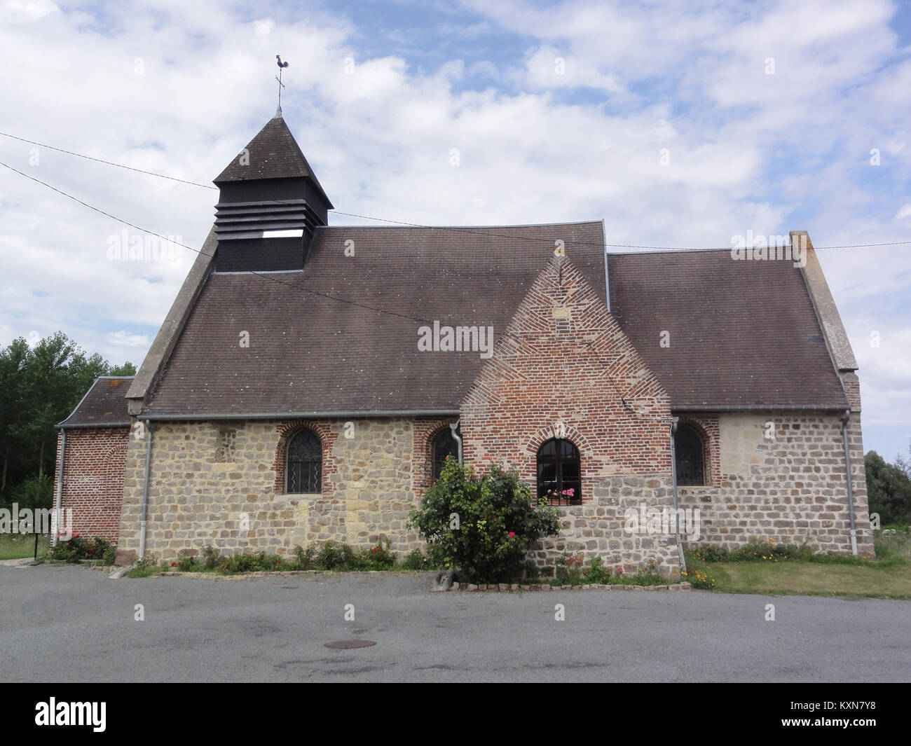 The Church of Saint-Martin in Annois, Aisne, France, is a historic ...