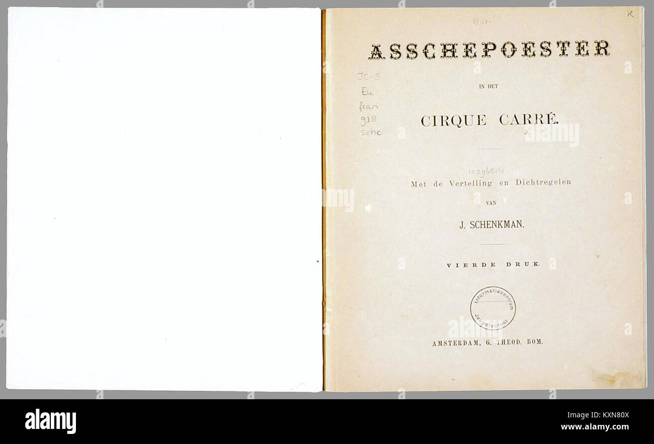 A 19th-century illustration of Cinderella at the Cirque Carré, showing ...