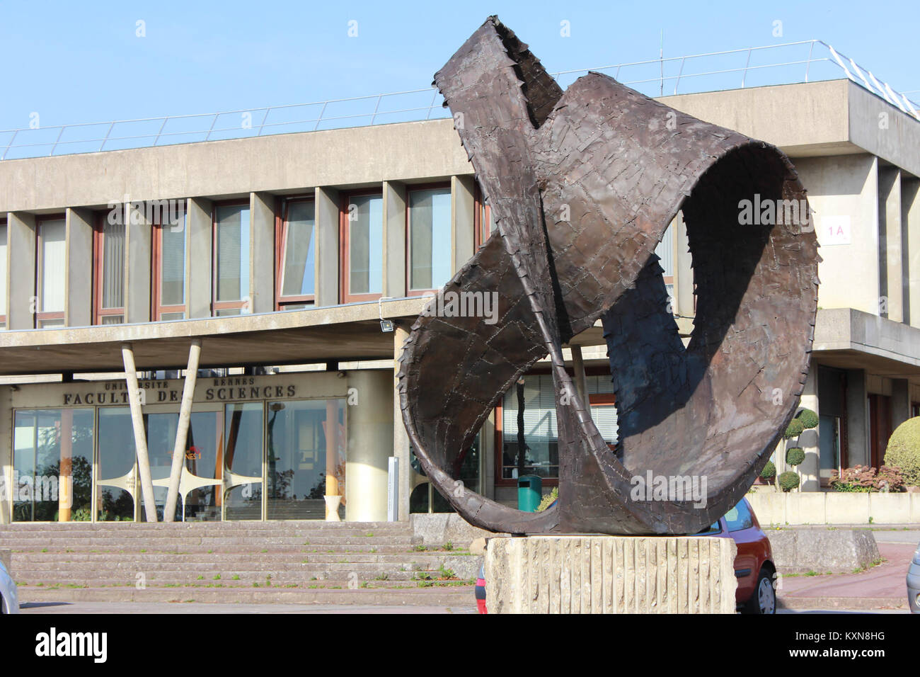 This image showcases the Beaulieu campus of the University of Rennes in ...