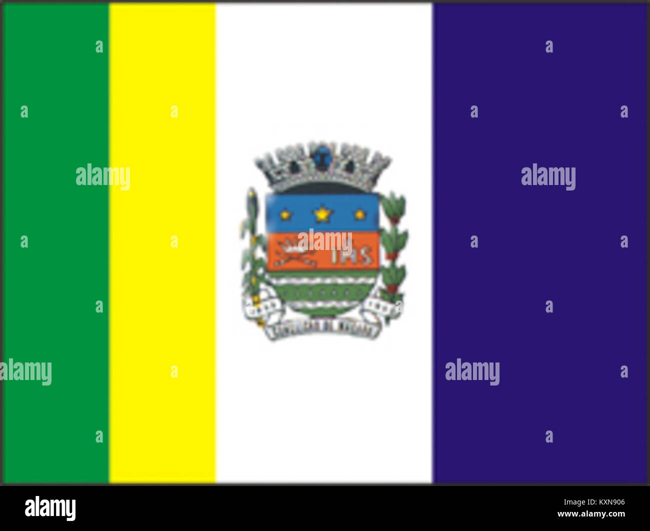 The image depicts the flag of Conceição de Macabu, a municipality in ...