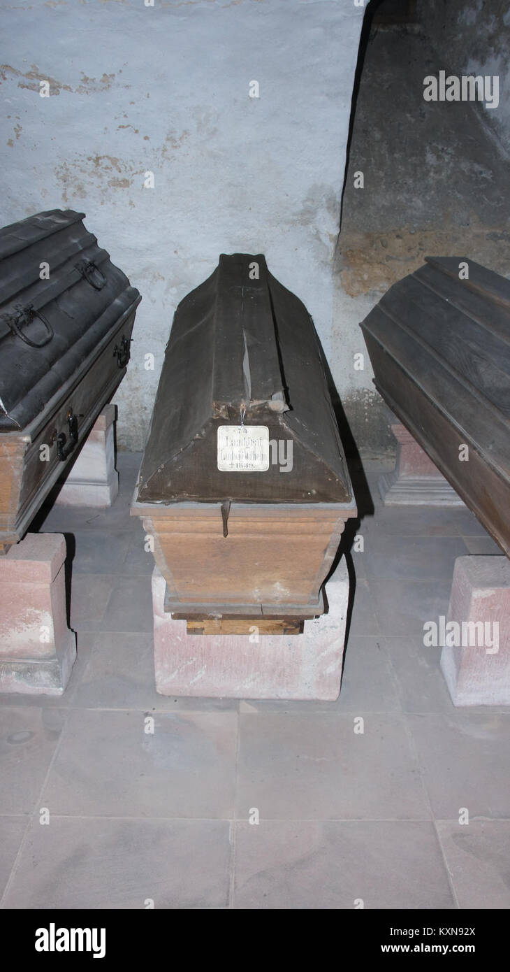 The crypt of Landgrave Ludwig Wilhelm in Bad Homburg Castle, Germany ...
