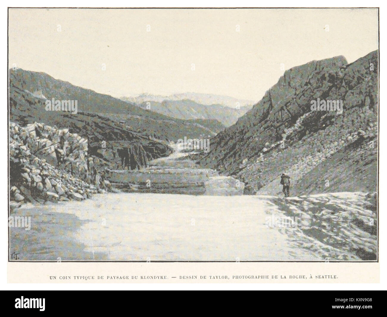 Klondike gold rush illustration hi-res stock photography and images - Alamy