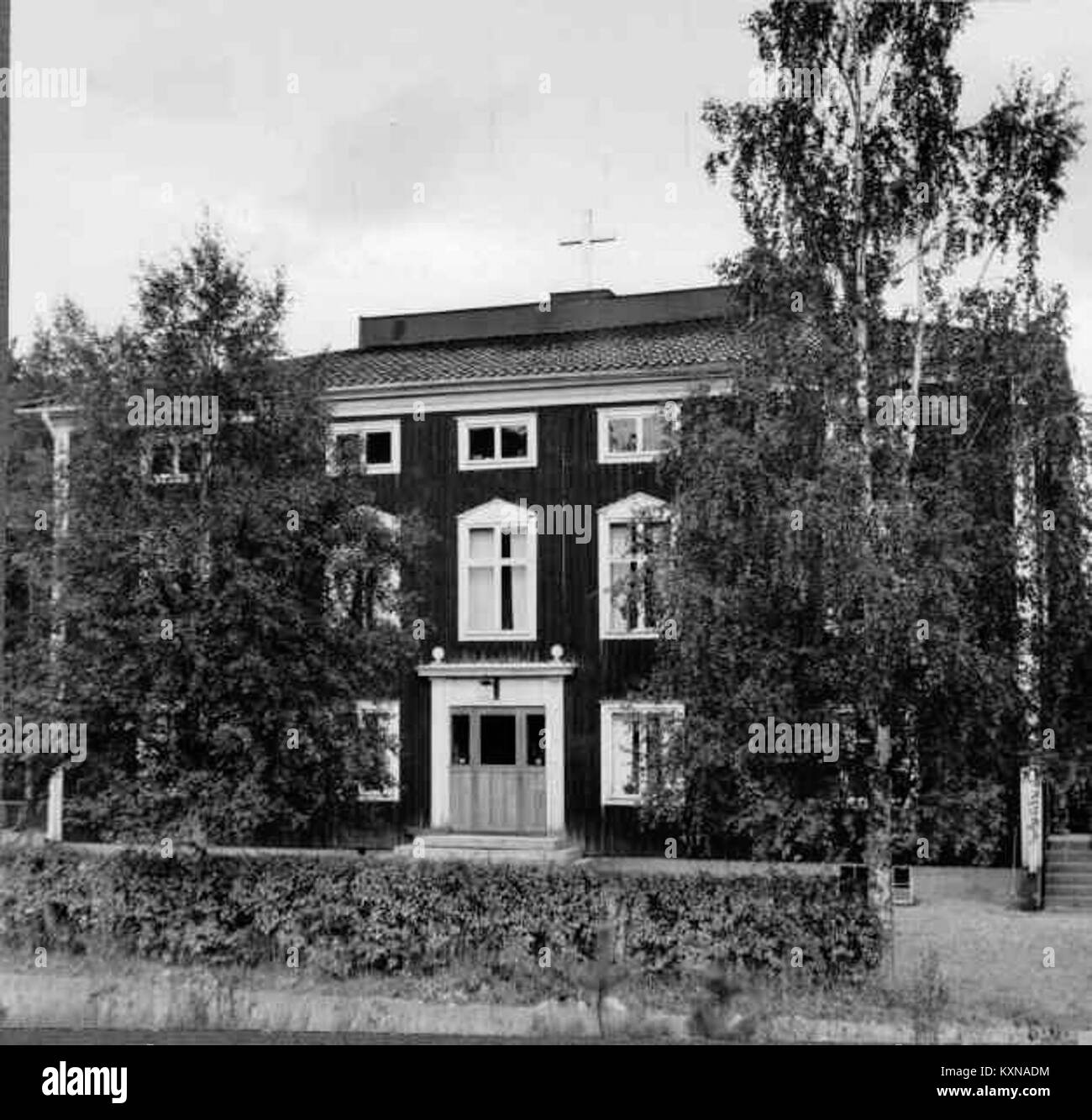 Small stone building Black and White Stock Photos & Images - Alamy