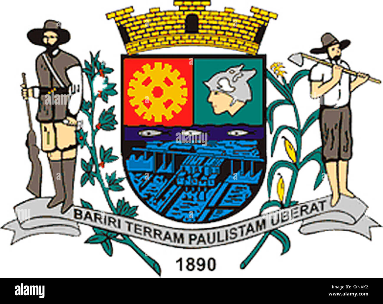 Brasão Bariri - sp Stock Photo - Alamy