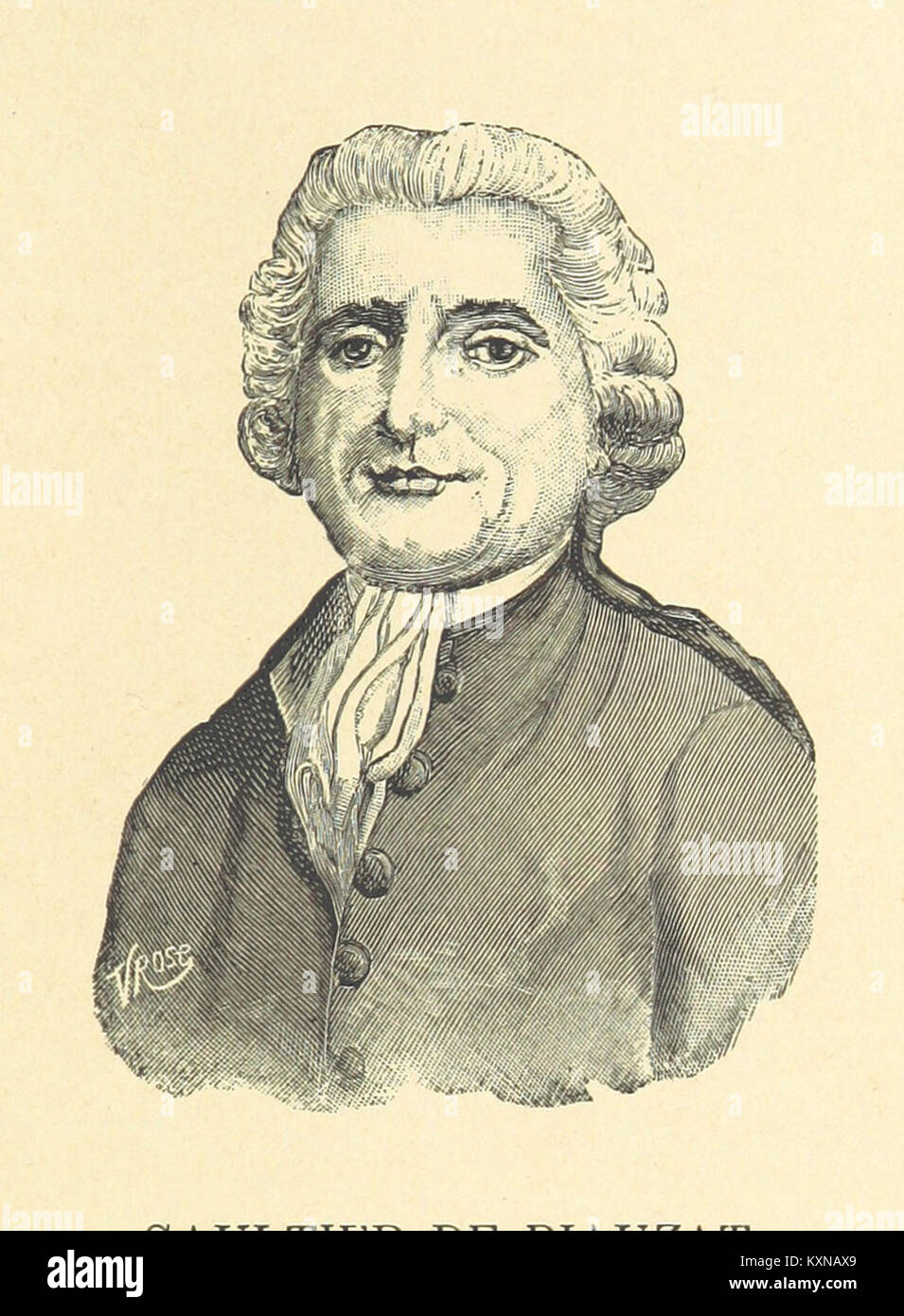 BONNEFOY(1897) p4.031 GAULTIFR DE BIAUZAT (Jean-François Stock Photo ...