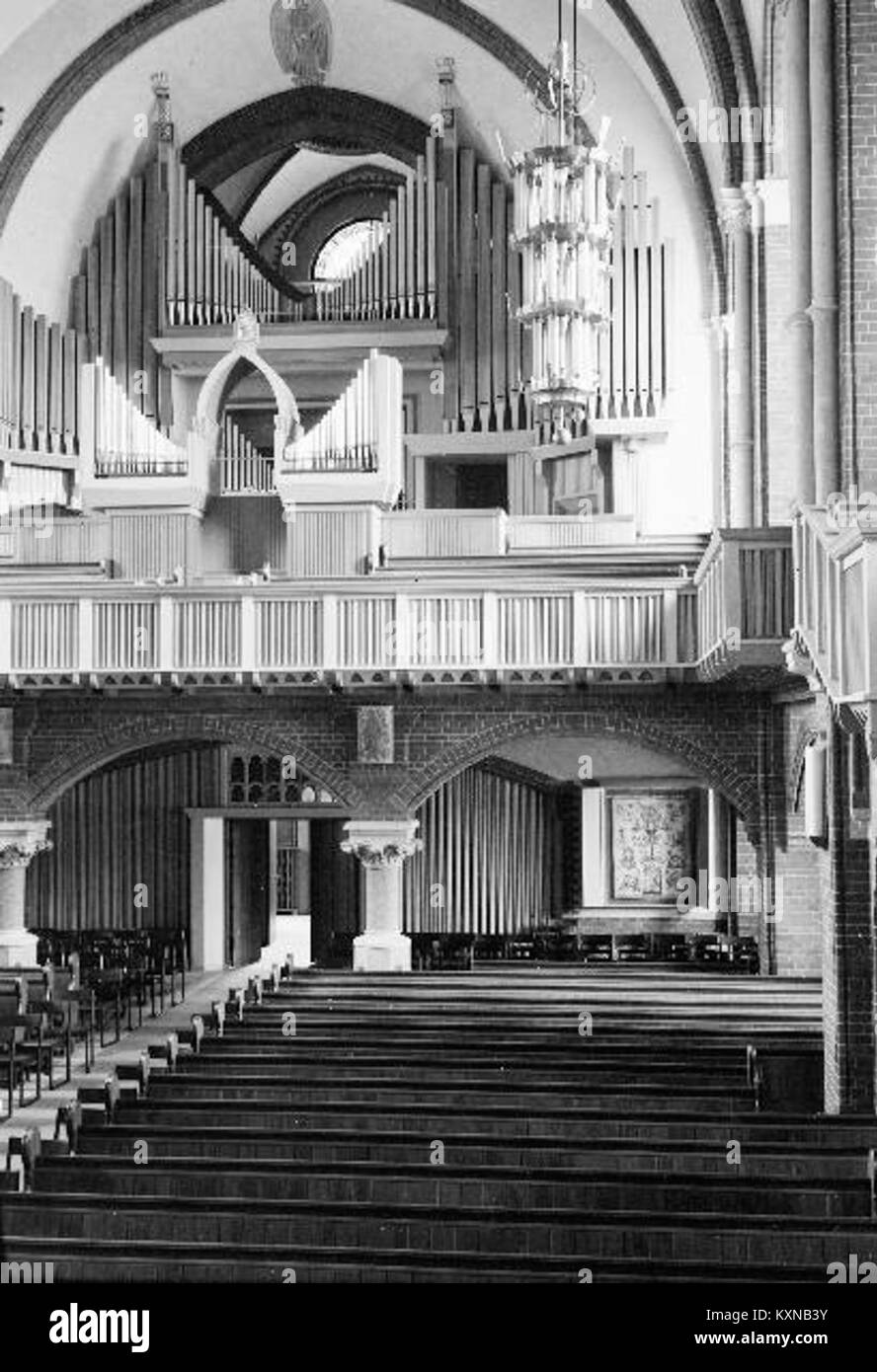 Gustav Adolfs Church in Borås, Sweden, is recorded for its historical ...