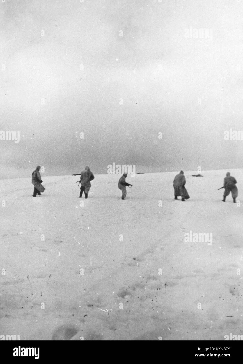 Photograph from January 1945 depicting the Internal Detachment fighters ...