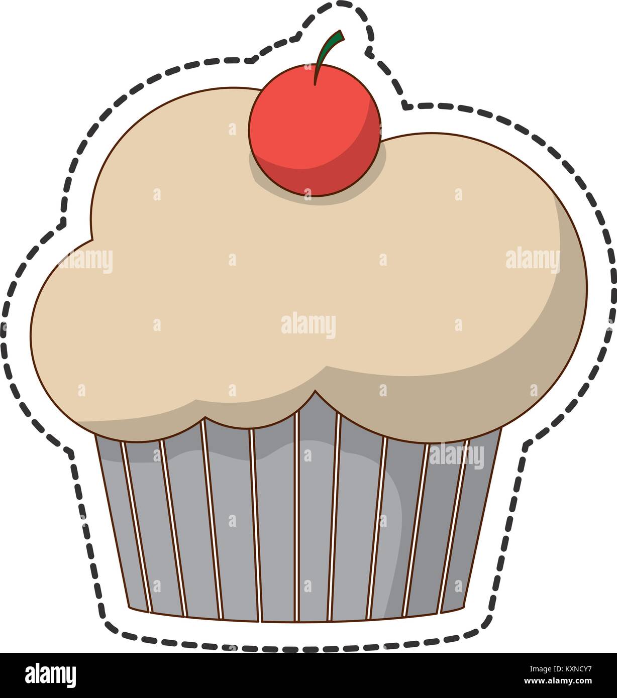 Isolated cupcake design Stock Vector Image & Art - Alamy