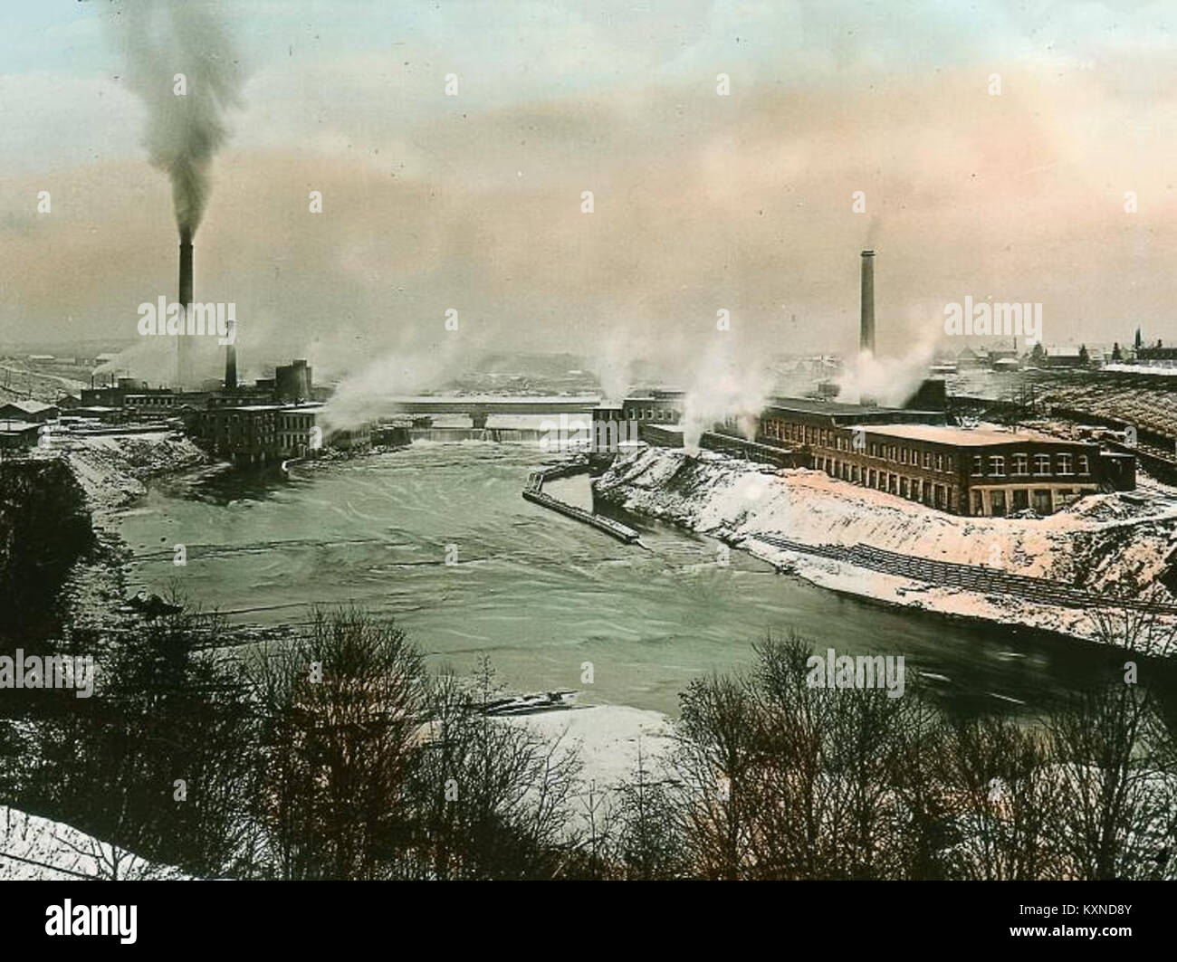 Factory landscape 1930 hi-res stock photography and images - Alamy