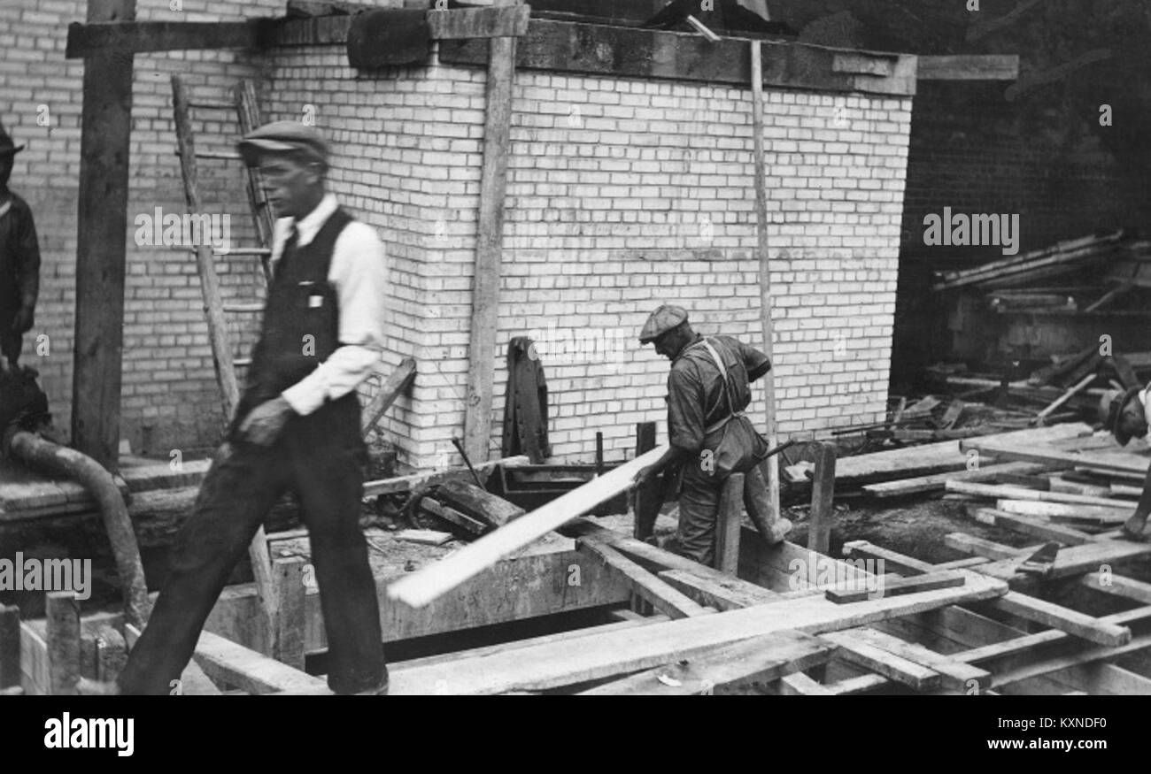 E. Boucher, carpentry foreman, oversaw construction of Dominion Textile ...