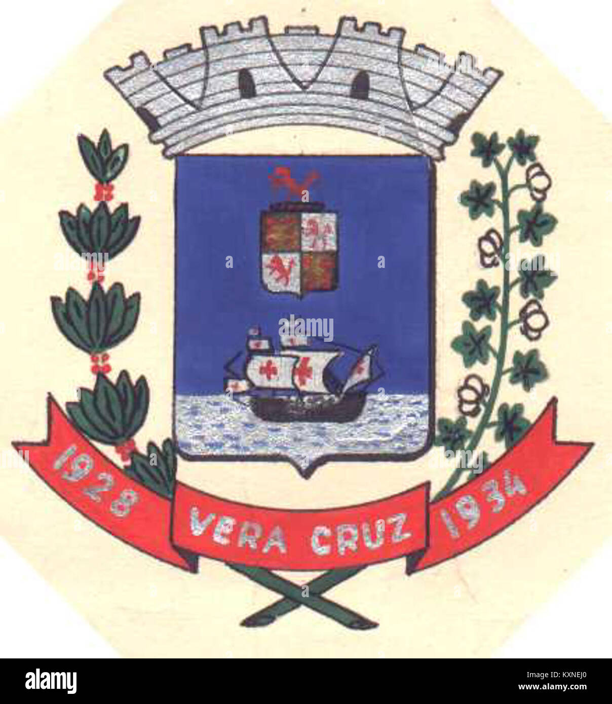 Brasão de Vera Cruz - SP Stock Photo - Alamy
