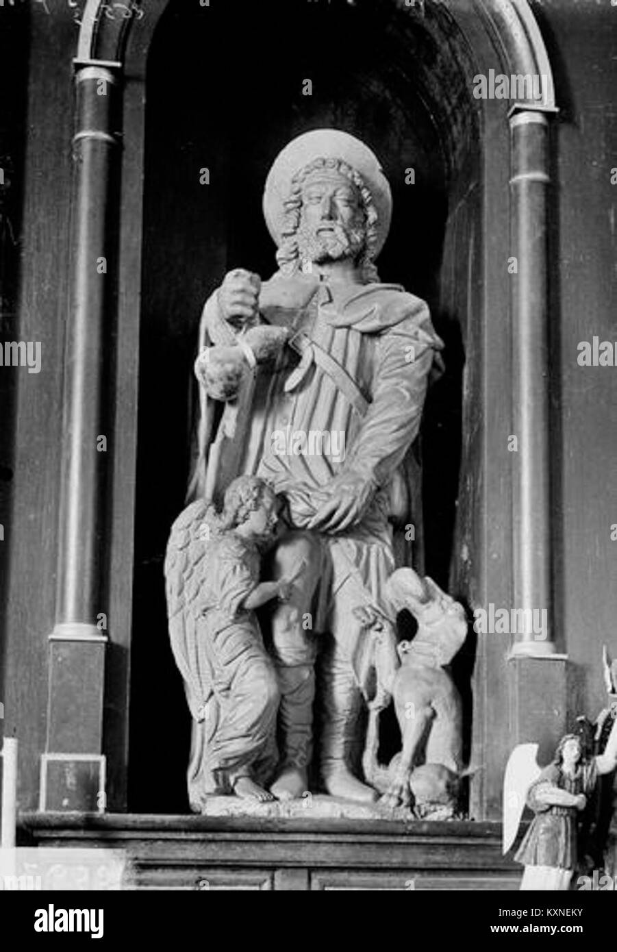 The church of Longnes is highlighted in this photograph, showcasing its ...