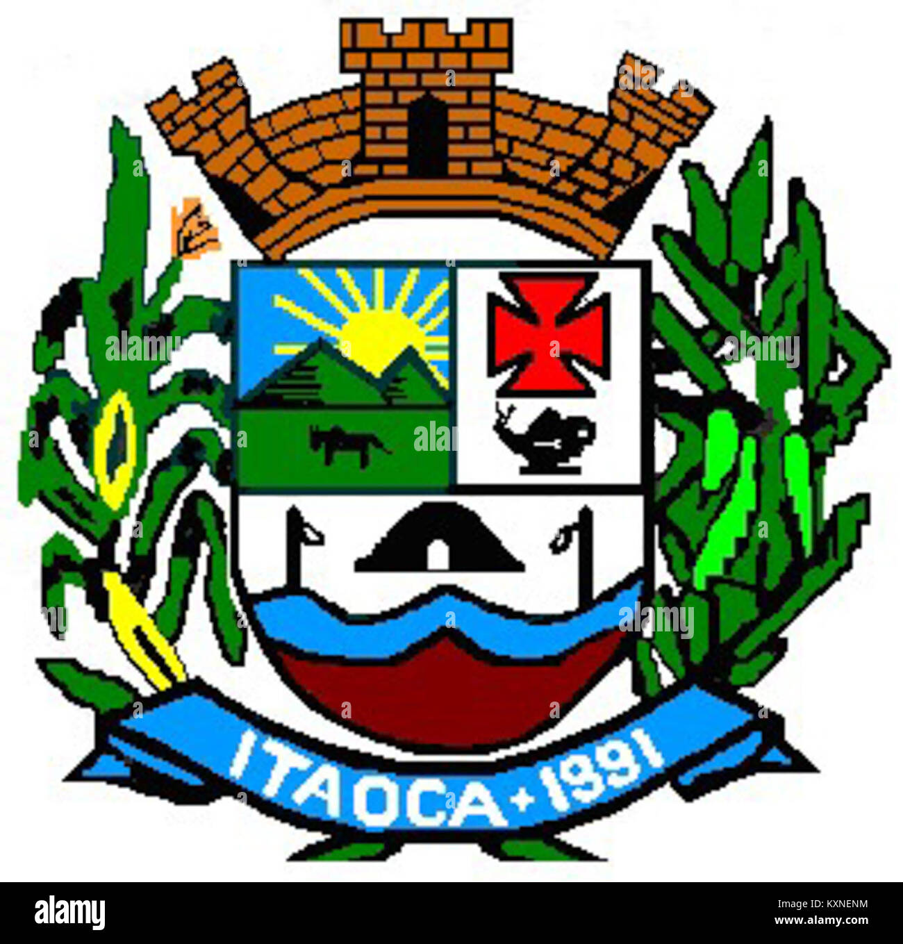 Photograph of the Itaoca Bridge in Brazil, showcasing its architectural ...