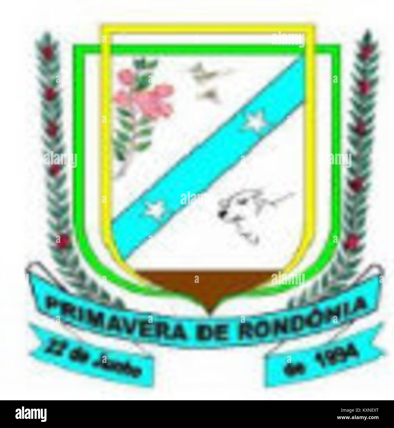 A photograph of the Brazilian state of Rondônia during the rainy season ...