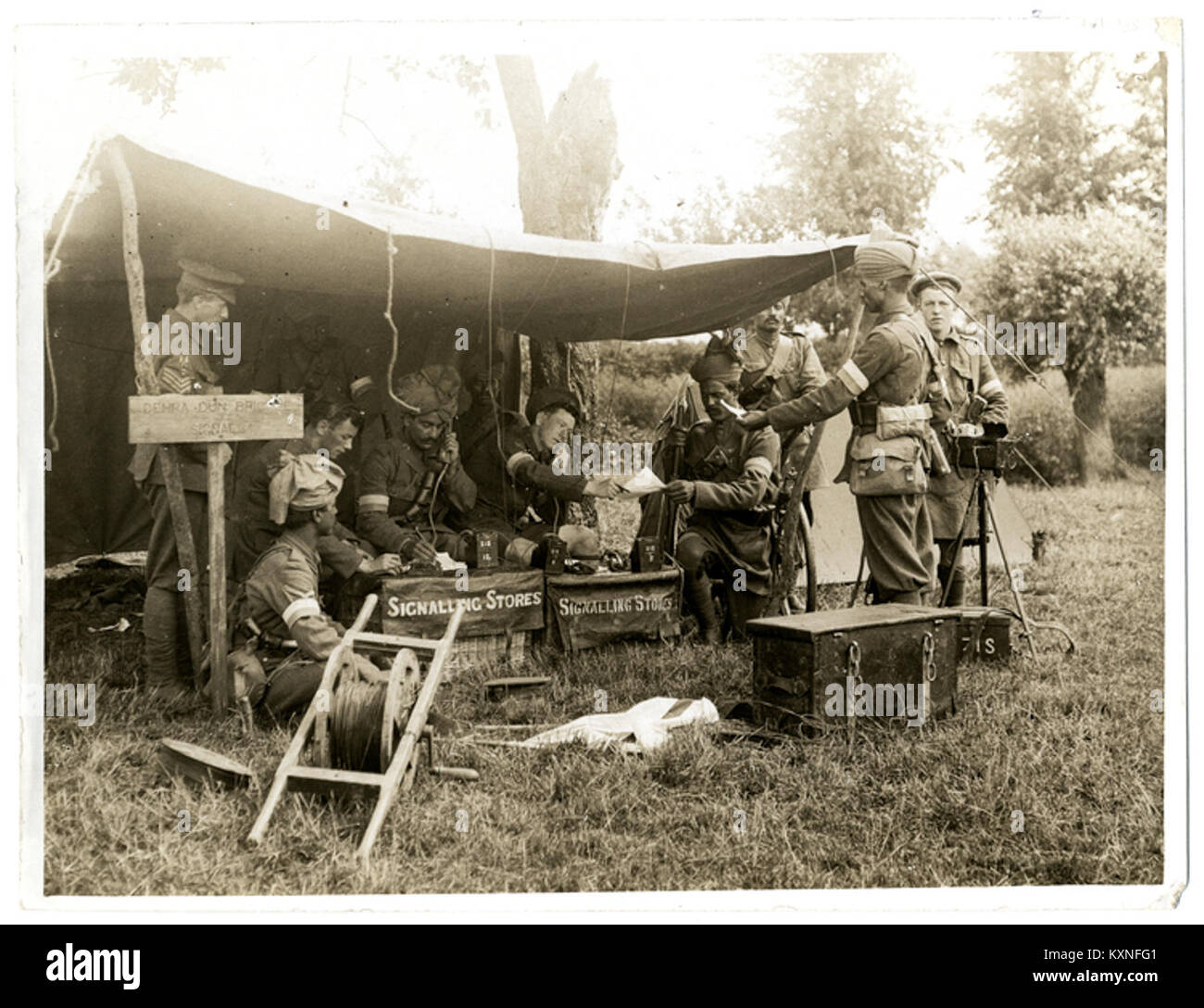 Indian army signals corps hi-res stock photography and images - Alamy