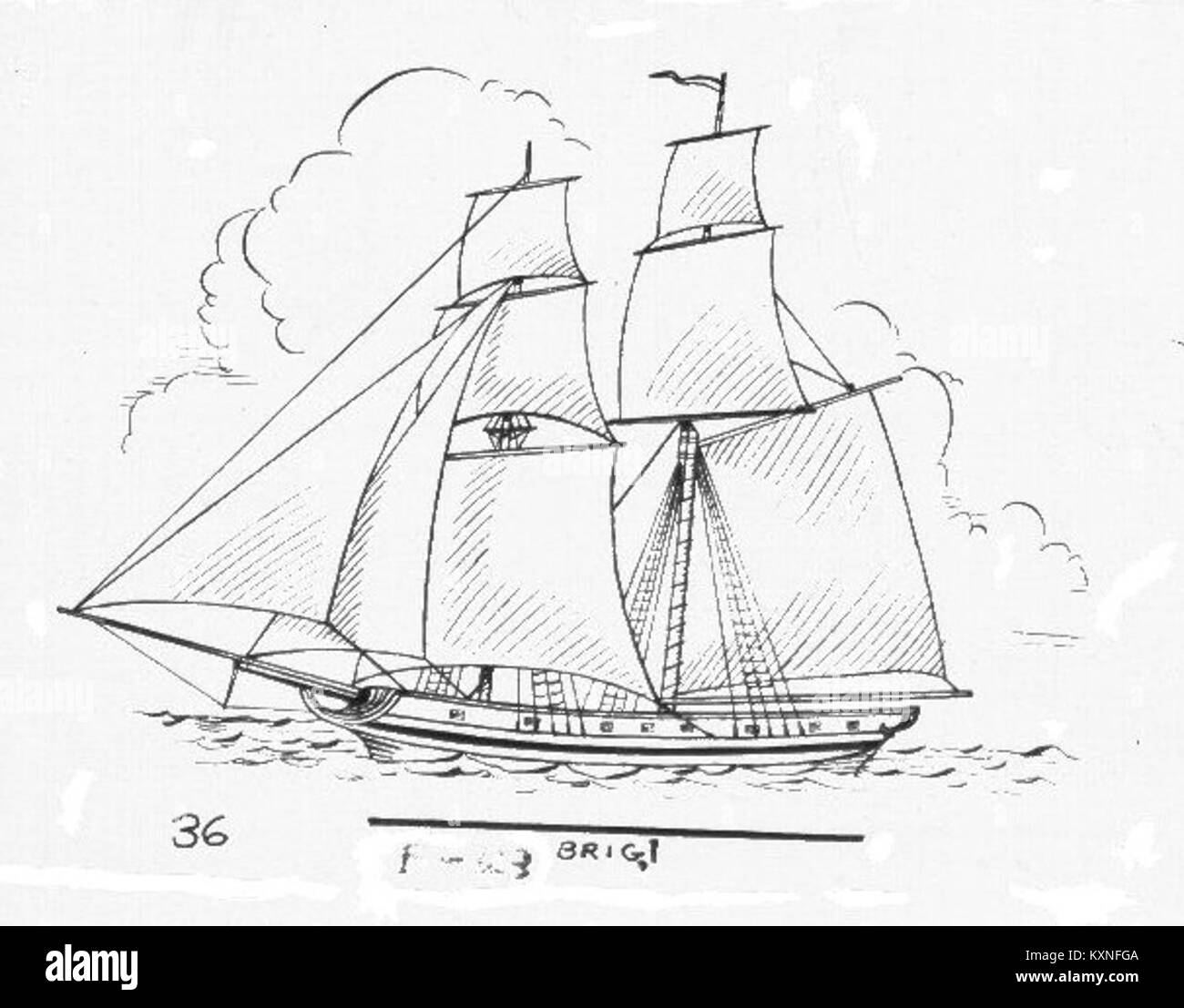Brig ship hi-res stock photography and images - Alamy