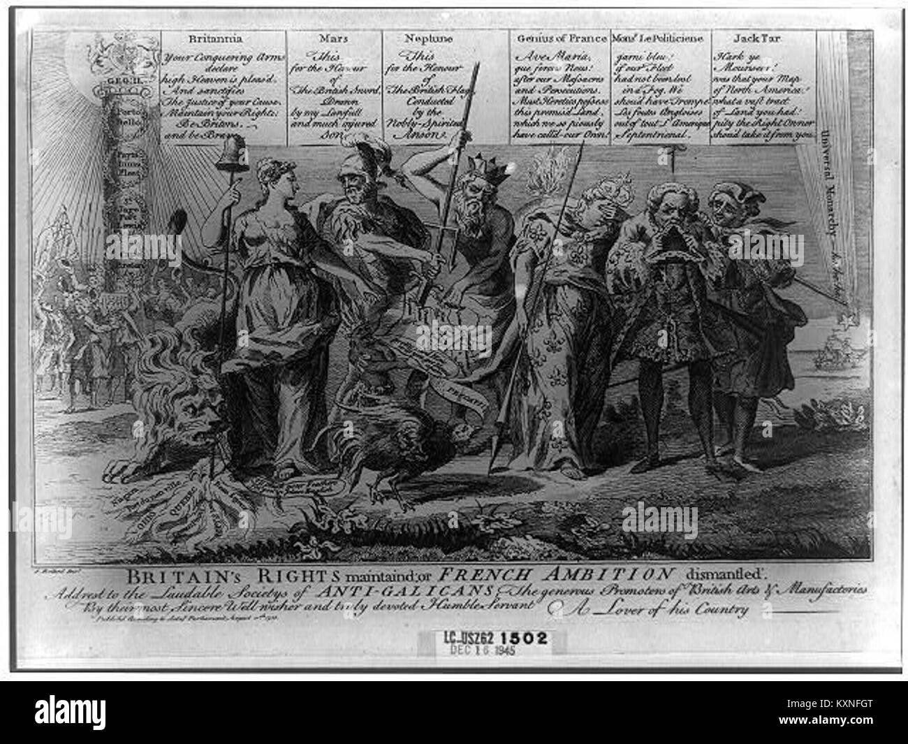 This historical text critiques French expansionist ambitions while ...