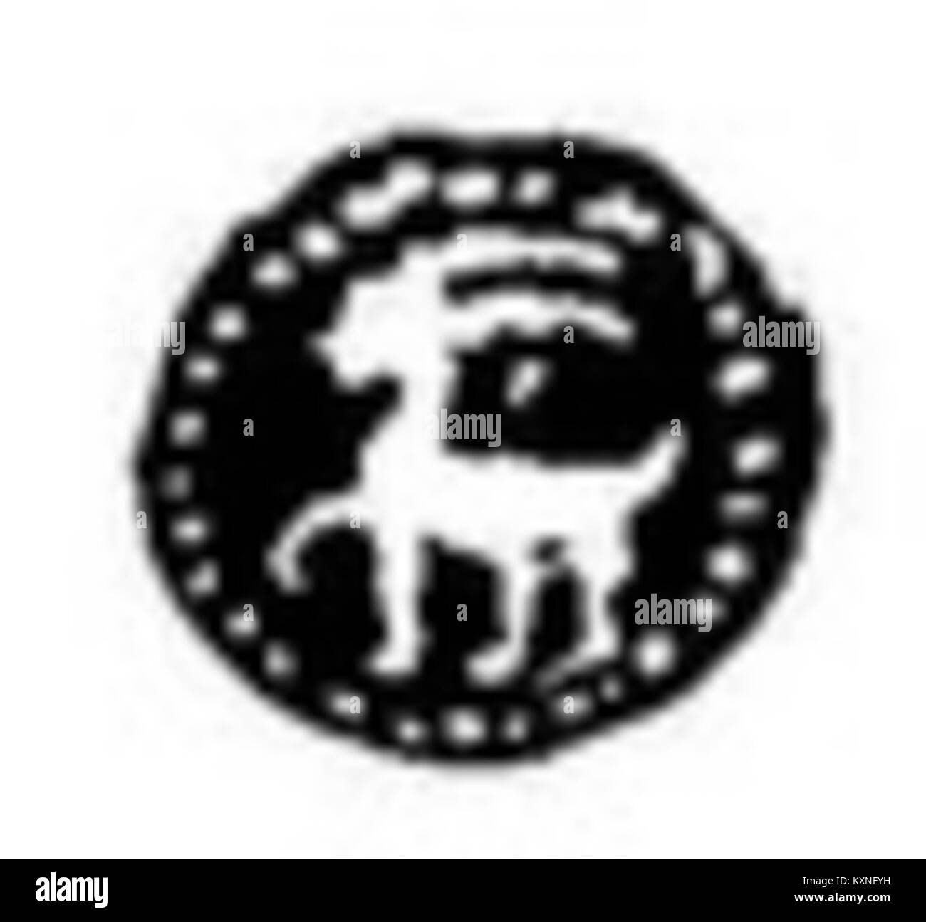 A Boeheim mark or symbol documenting a historical or cultural object ...