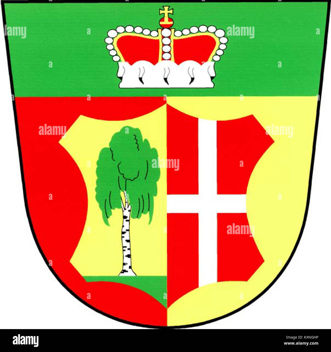 Coats of arms Březí Stock Photo - Alamy