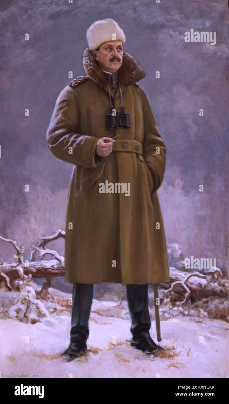 Eero Järnefelt’s 1933 painting depicts General Mannerheim in Vehmainen ...