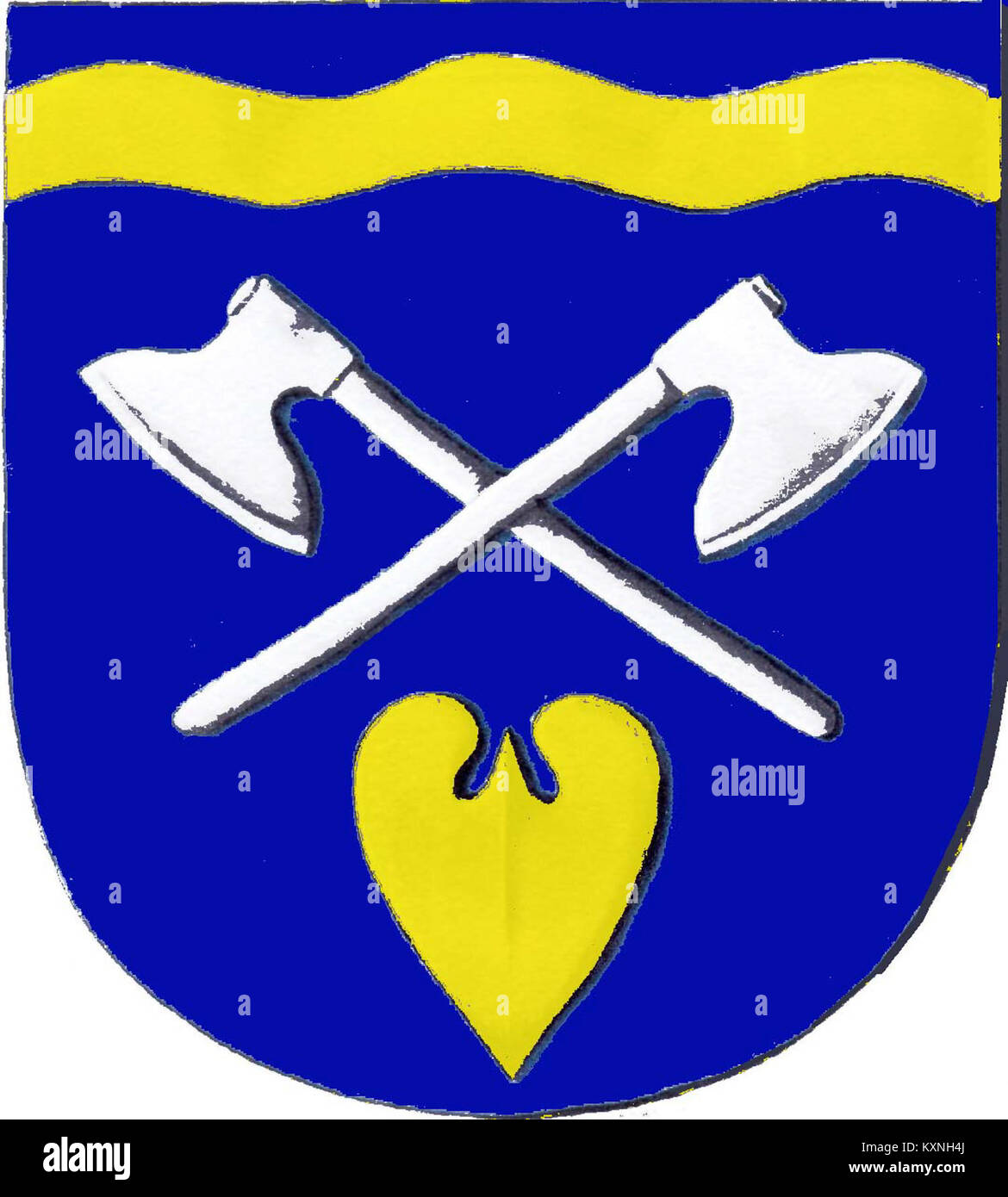 The emblem of Budec, located in the Jindřichův Hradec district in the ...