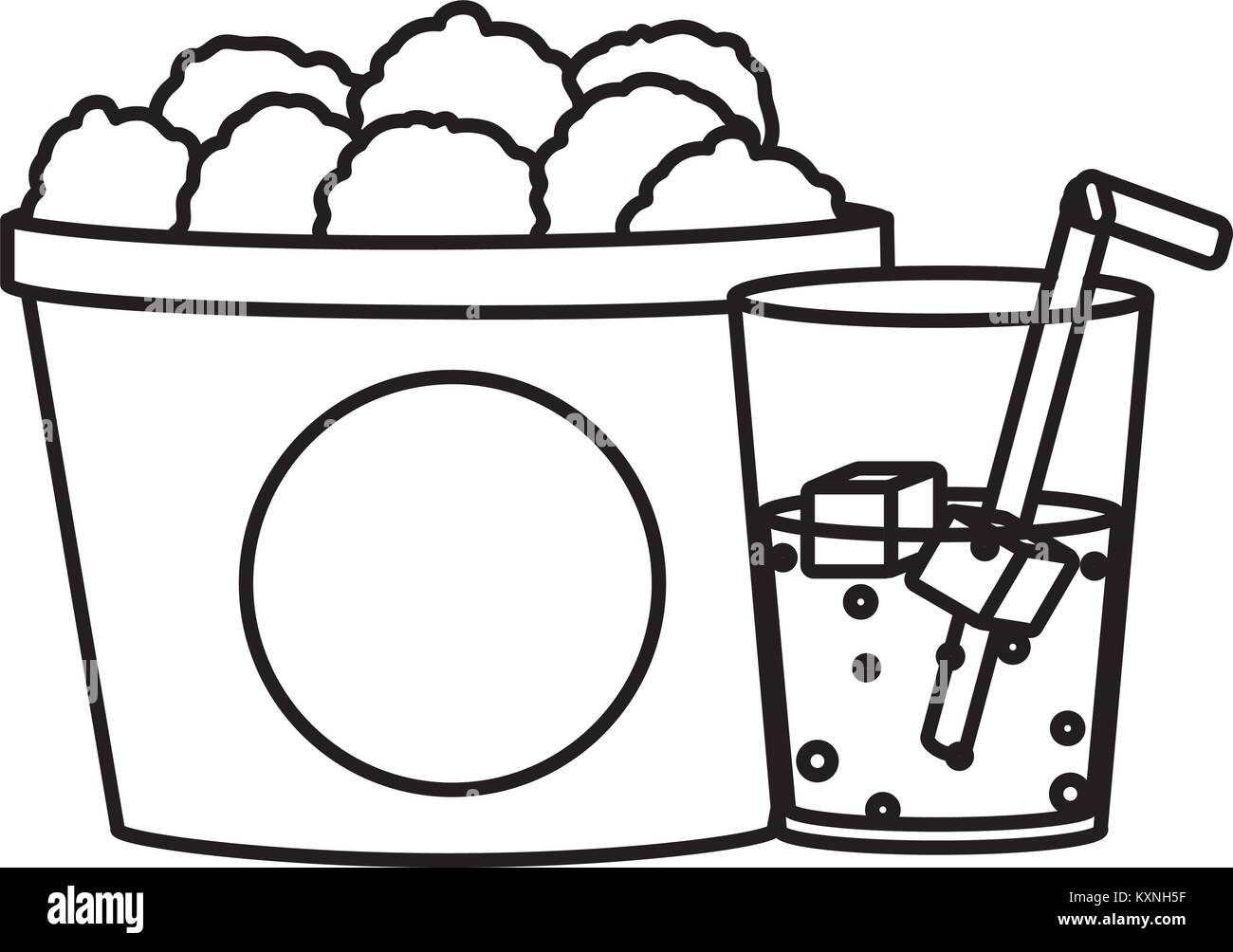 Chicken and soda design Stock Vector Image & Art - Alamy