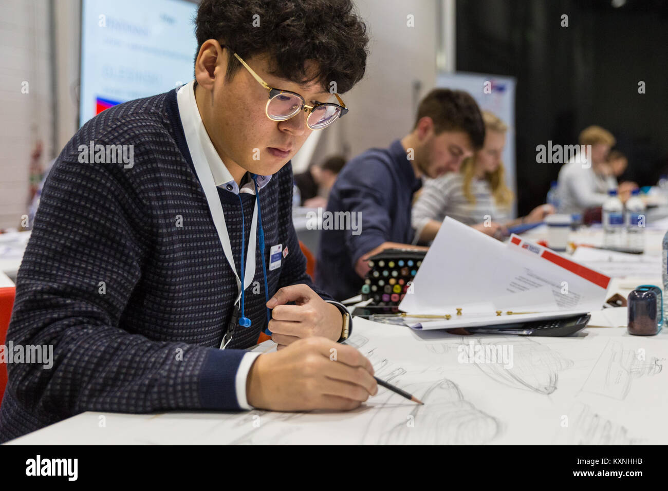 Live Drawing Competition High Resolution Stock Photography and Images ...