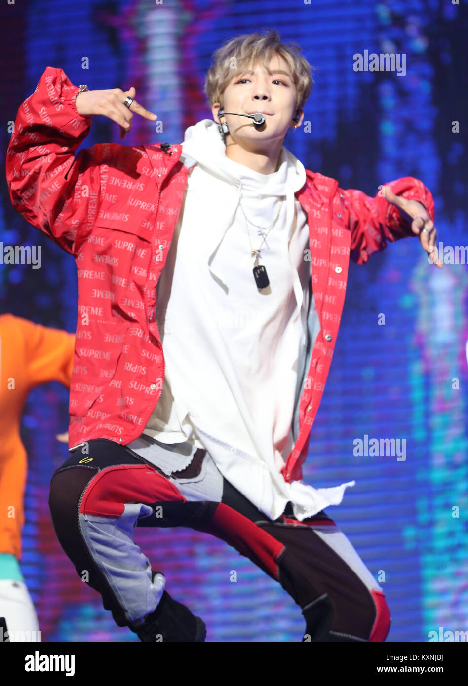 11th Jan, 2018. S. Korean boy group MXM Lim Young-min, a member of South Korean boy group MXM ...