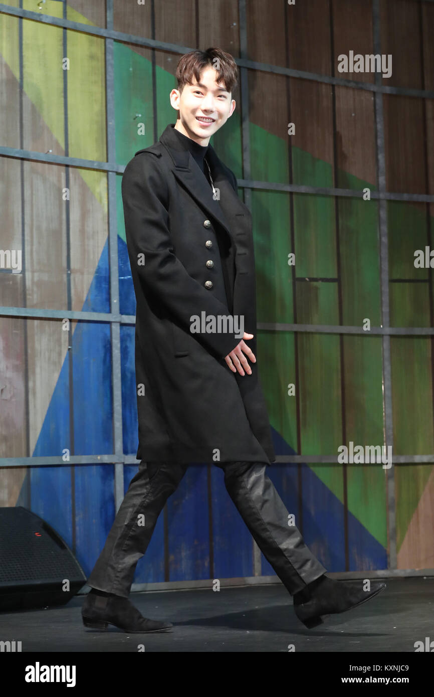 11th Jan, 2018. S. Korean singer Jo Kwon South Korean singer Jo Kwon ...