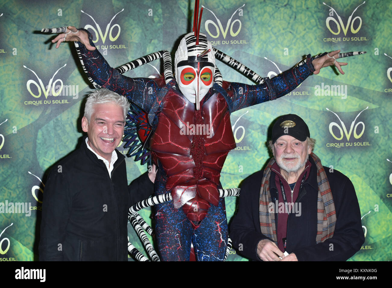 London, England, UK. 10th January 2018. Phillip Schofield, Sir David ...