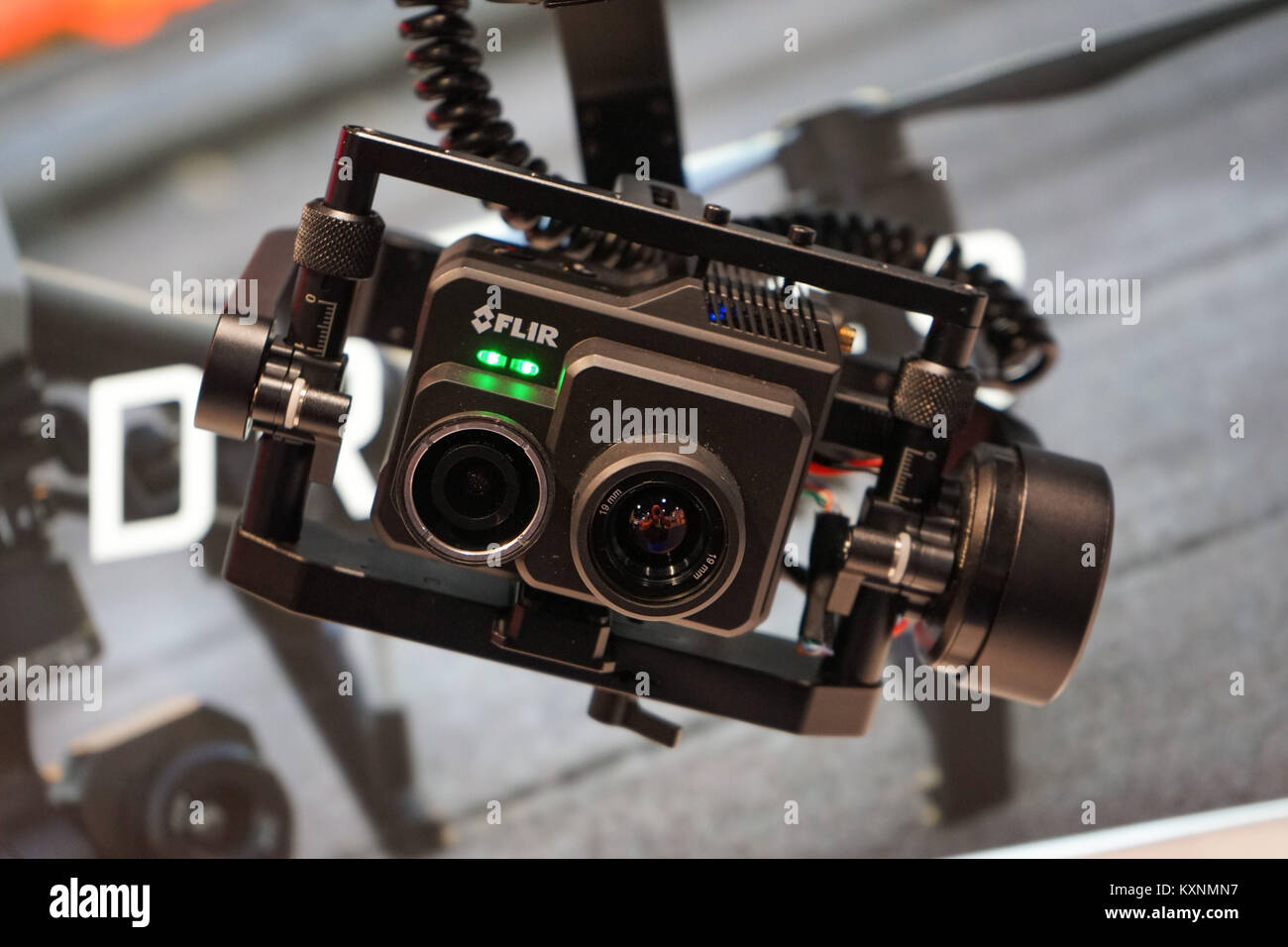 Las Vegas, Nevada, USA. 10th Jan, 2018. FLIR presented it's thermal ...