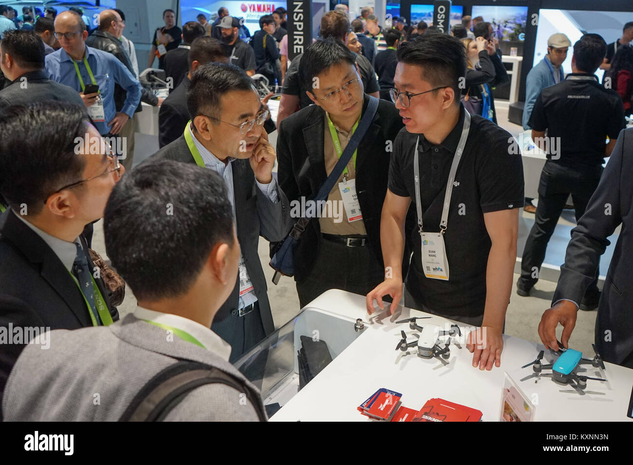 Las Vegas, Nevada, USA. 10th Jan, 2018. Drone technology was a very ...
