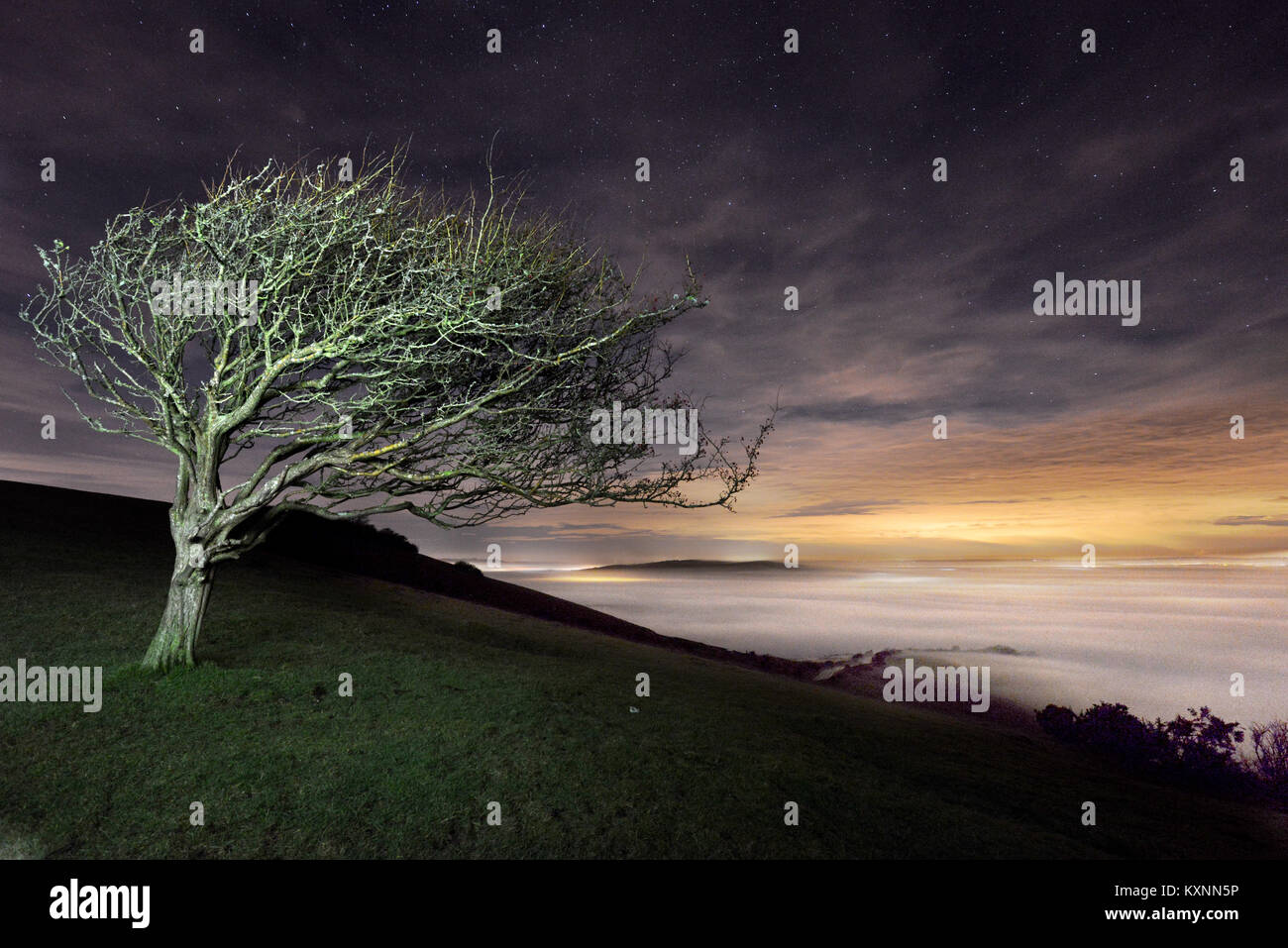 Moonrise Night Nighttime High Resolution Stock Photography and Images ...
