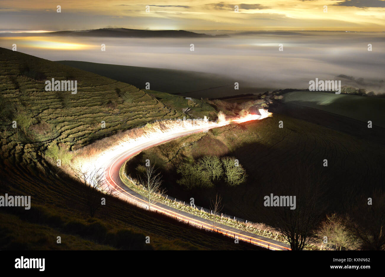 Moonrise Night Nighttime High Resolution Stock Photography and Images ...