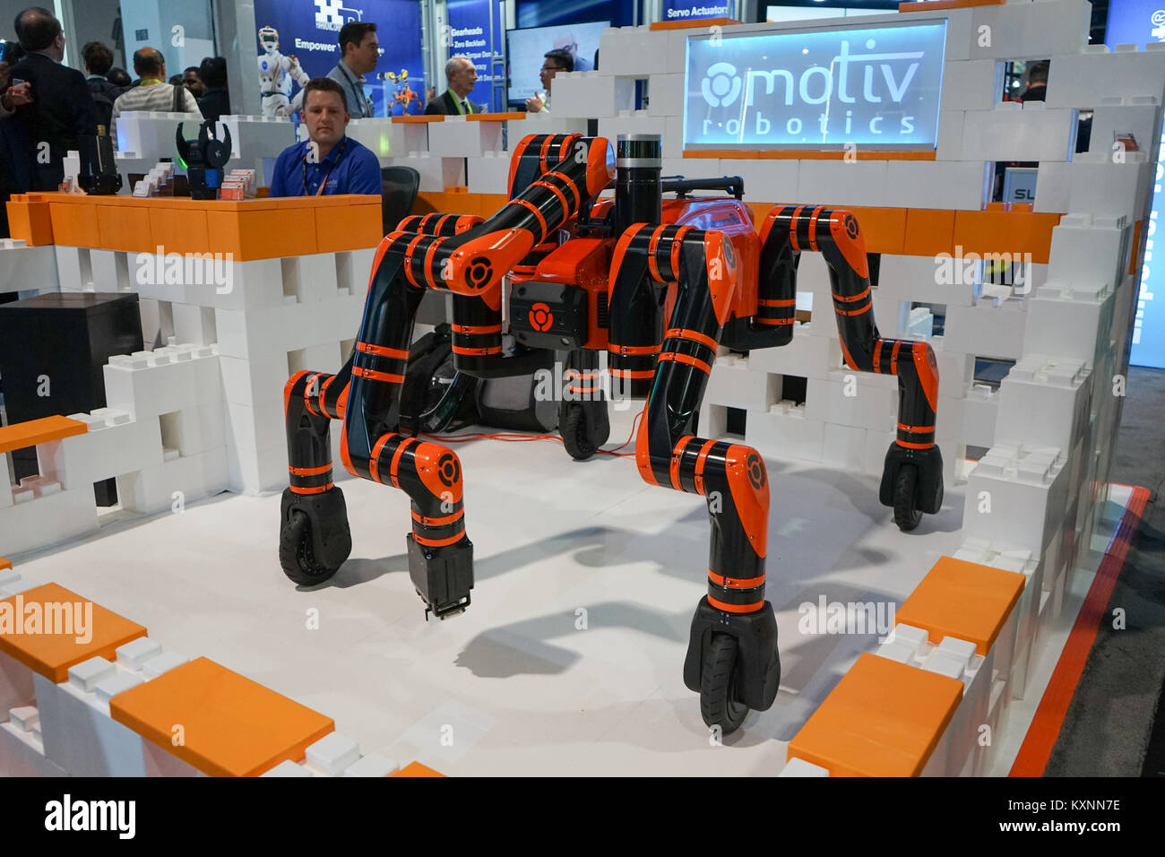 Las Vegas, Nevada, USA. 10th Jan, 2018. Robotics were a huge draw for ...
