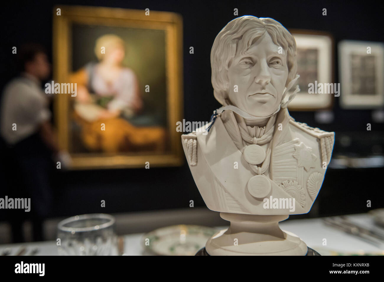 London, UK. 11th January, 2018. Emma Hamilton's portrait, by Gavin ...