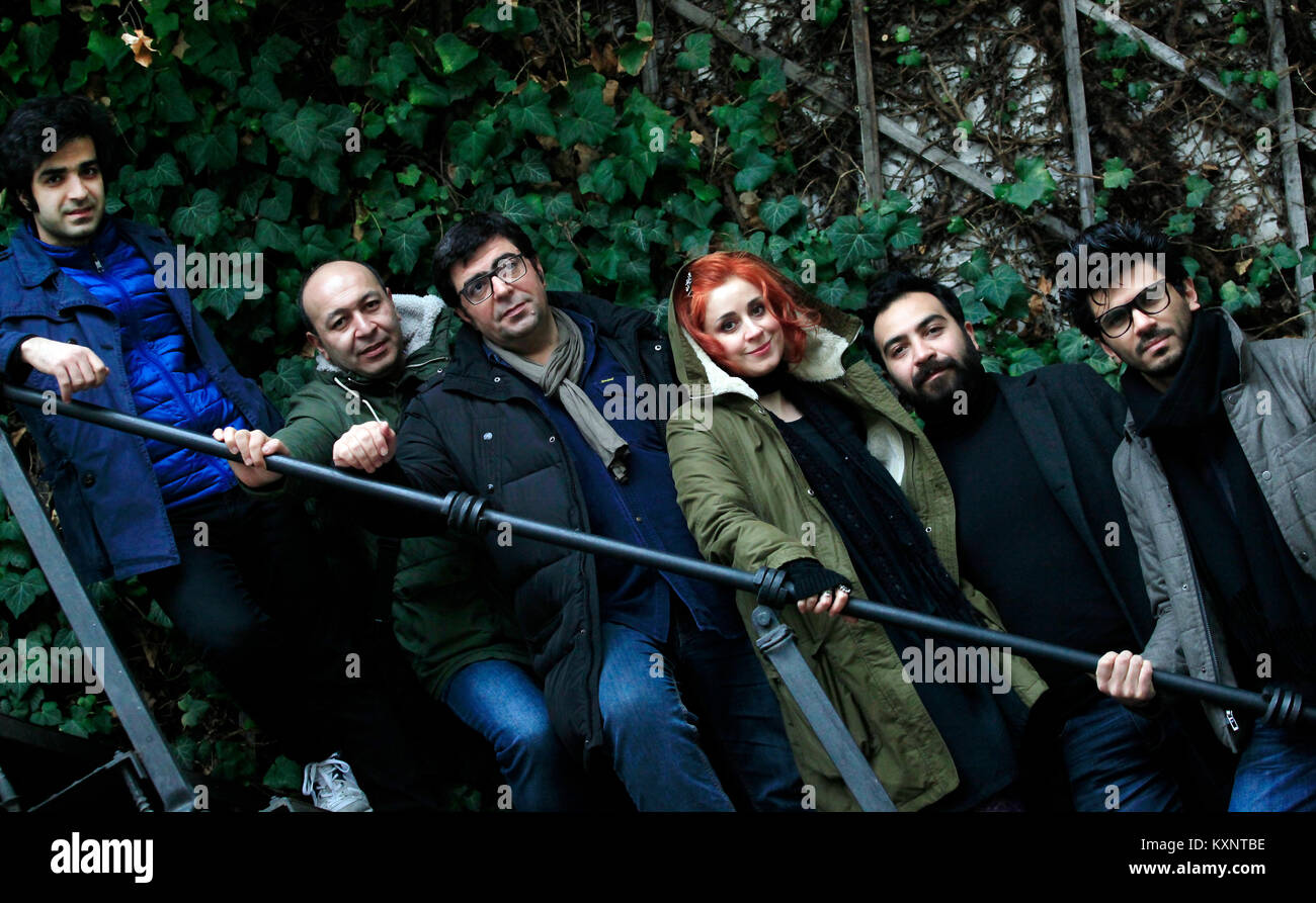 Iranian directors (from left) Abed Abest, Mohammadreza Farzad, Majid ...