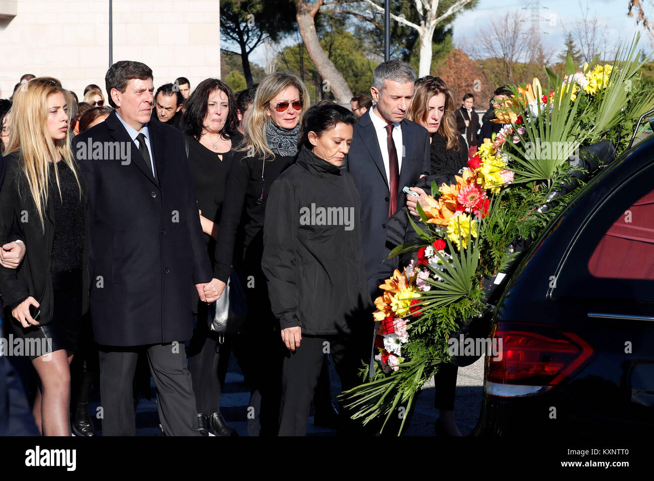 Madrid, Spain. 11th January, 2018. Diana López-Pinel, Juan Carlos Quer ...