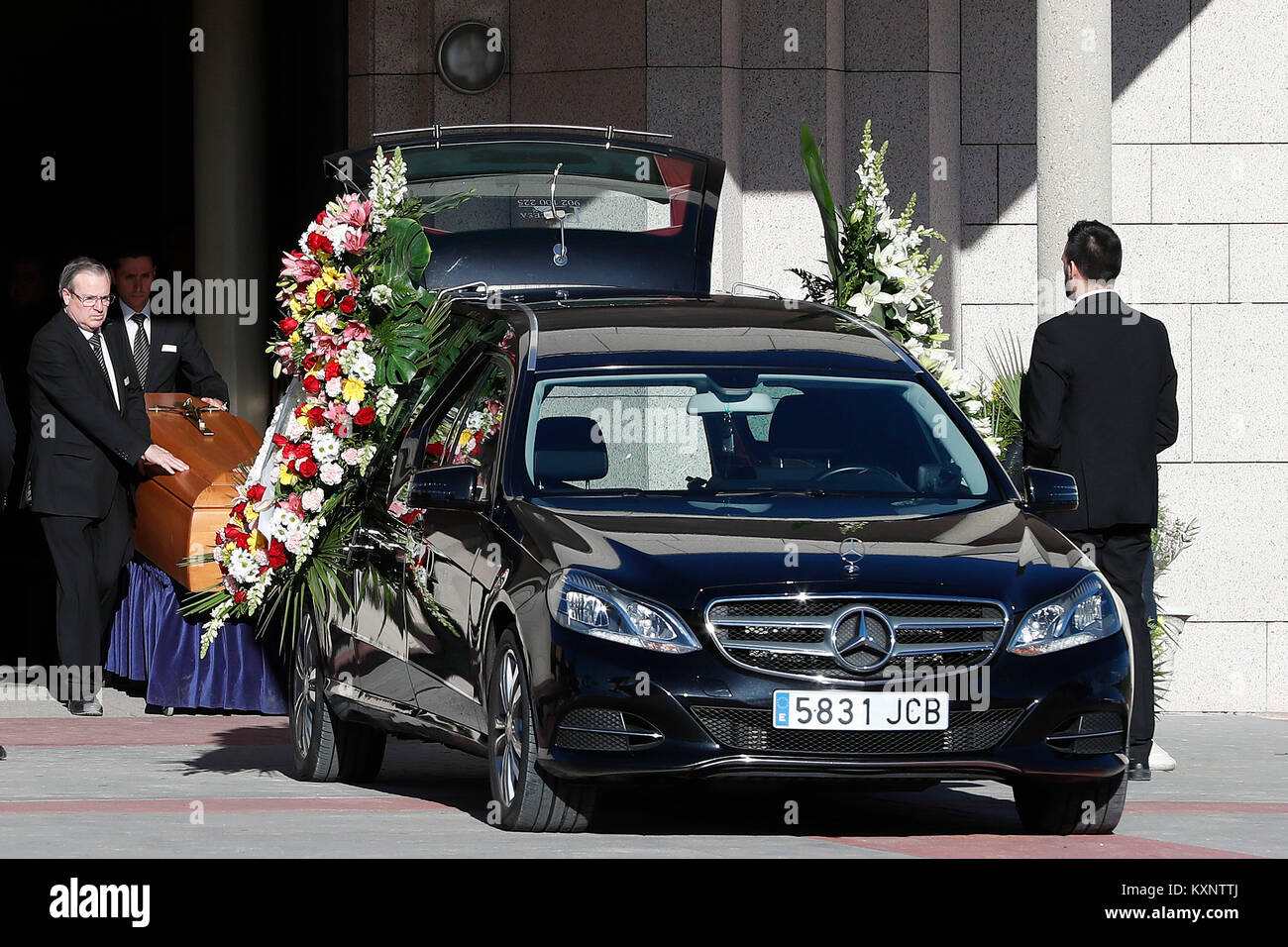 Madrid, Spain. 11th January, 2018. Diana López-Pinel, Juan Carlos Quer ...