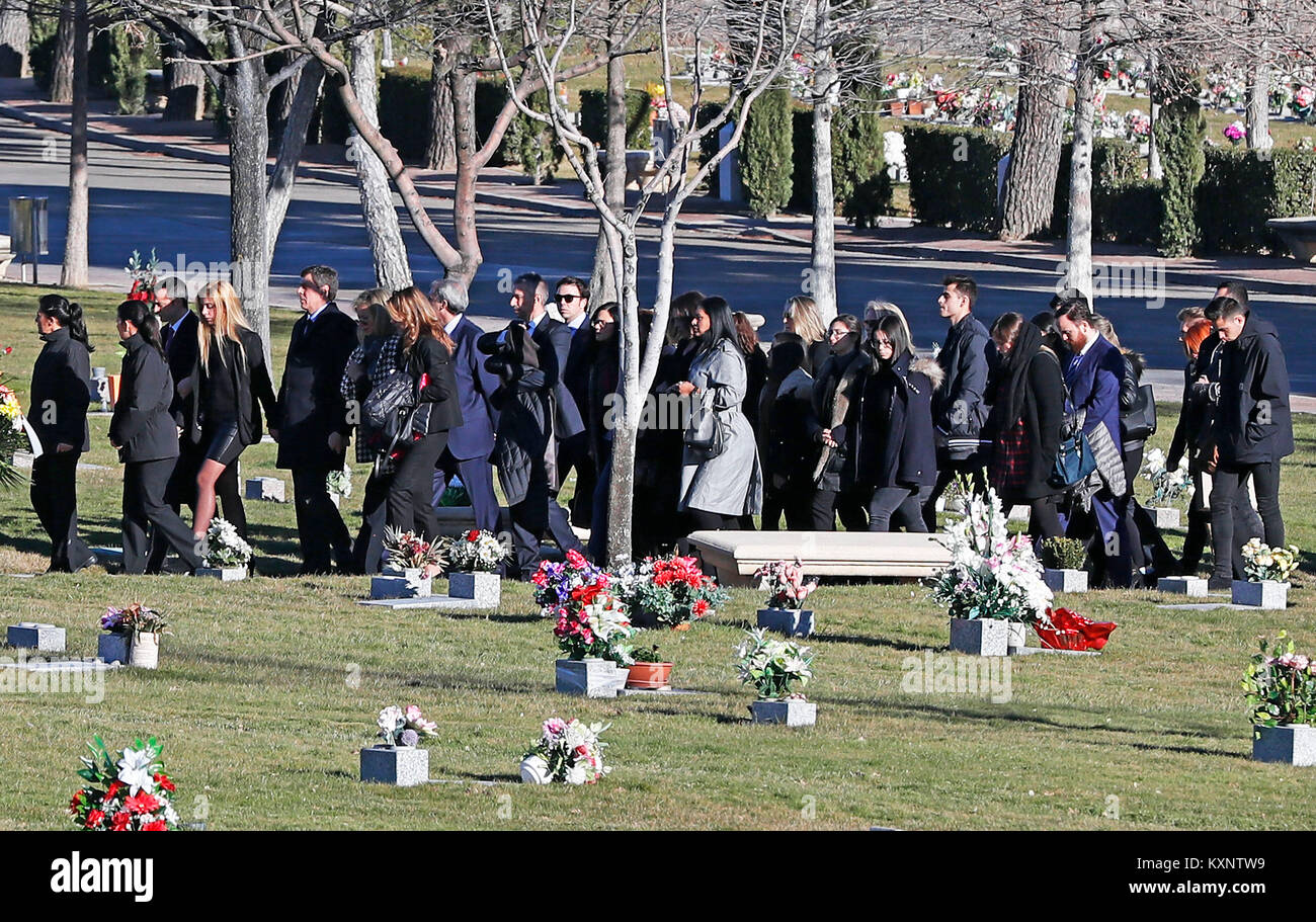 Madrid, Spain. 11th January, 2018. Diana López-Pinel, Juan Carlos Quer ...