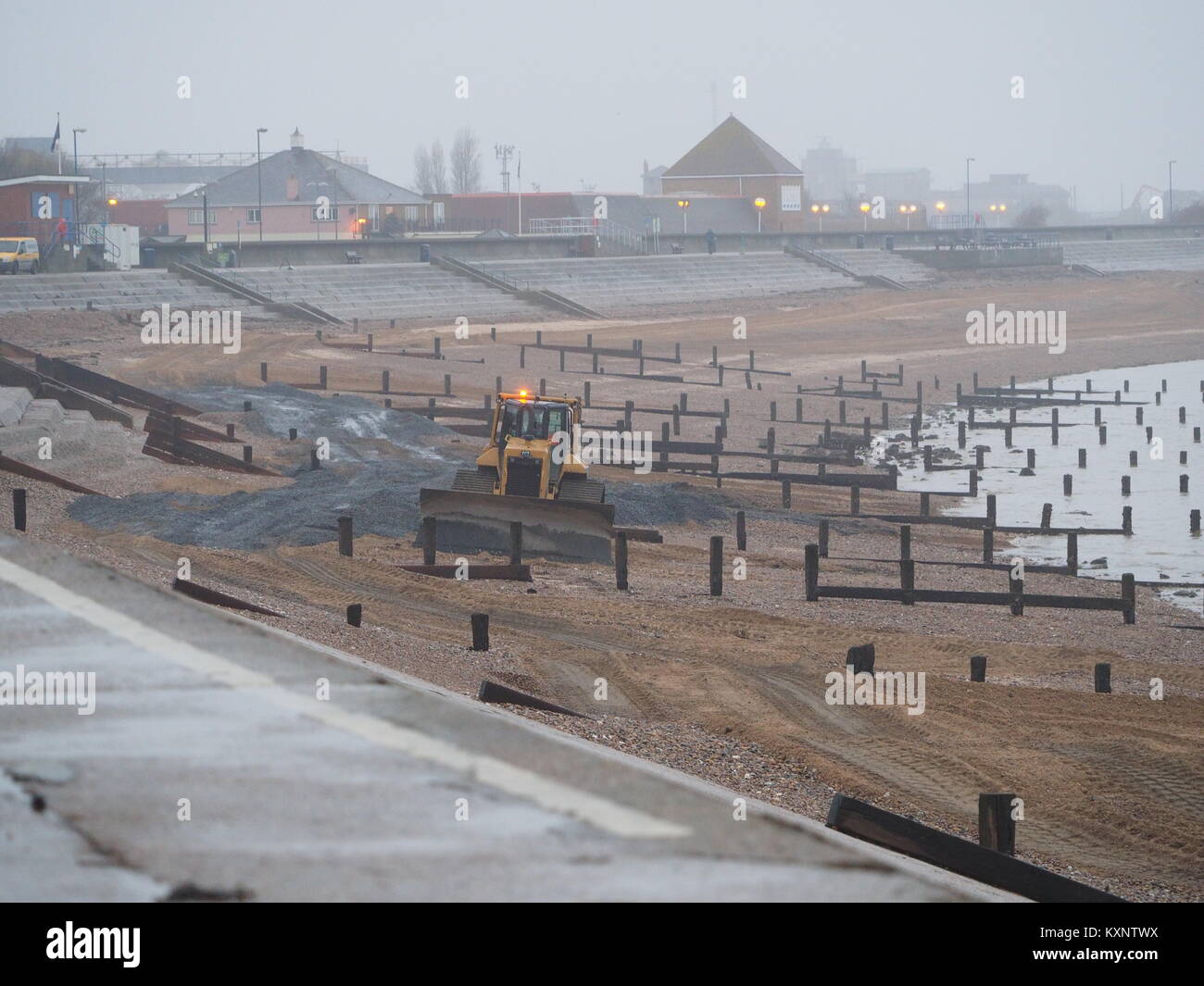 Sheerness, Kent, UK. 11th Jan, 2018. UK Weather: a wet, cold and grey ...