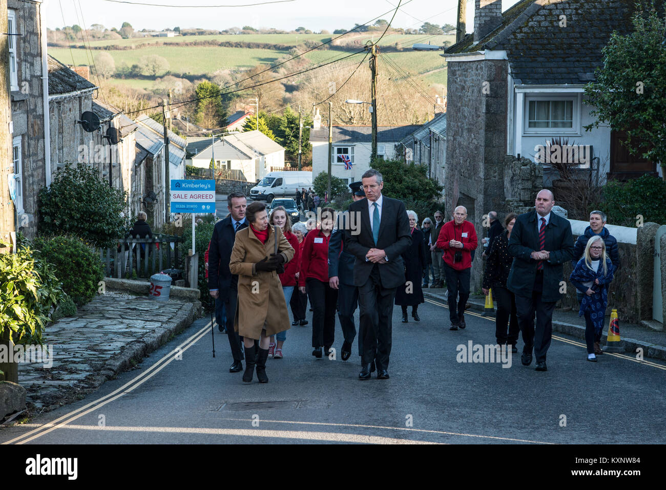 Princess Anne With Her Children High Resolution Stock Photography and ...
