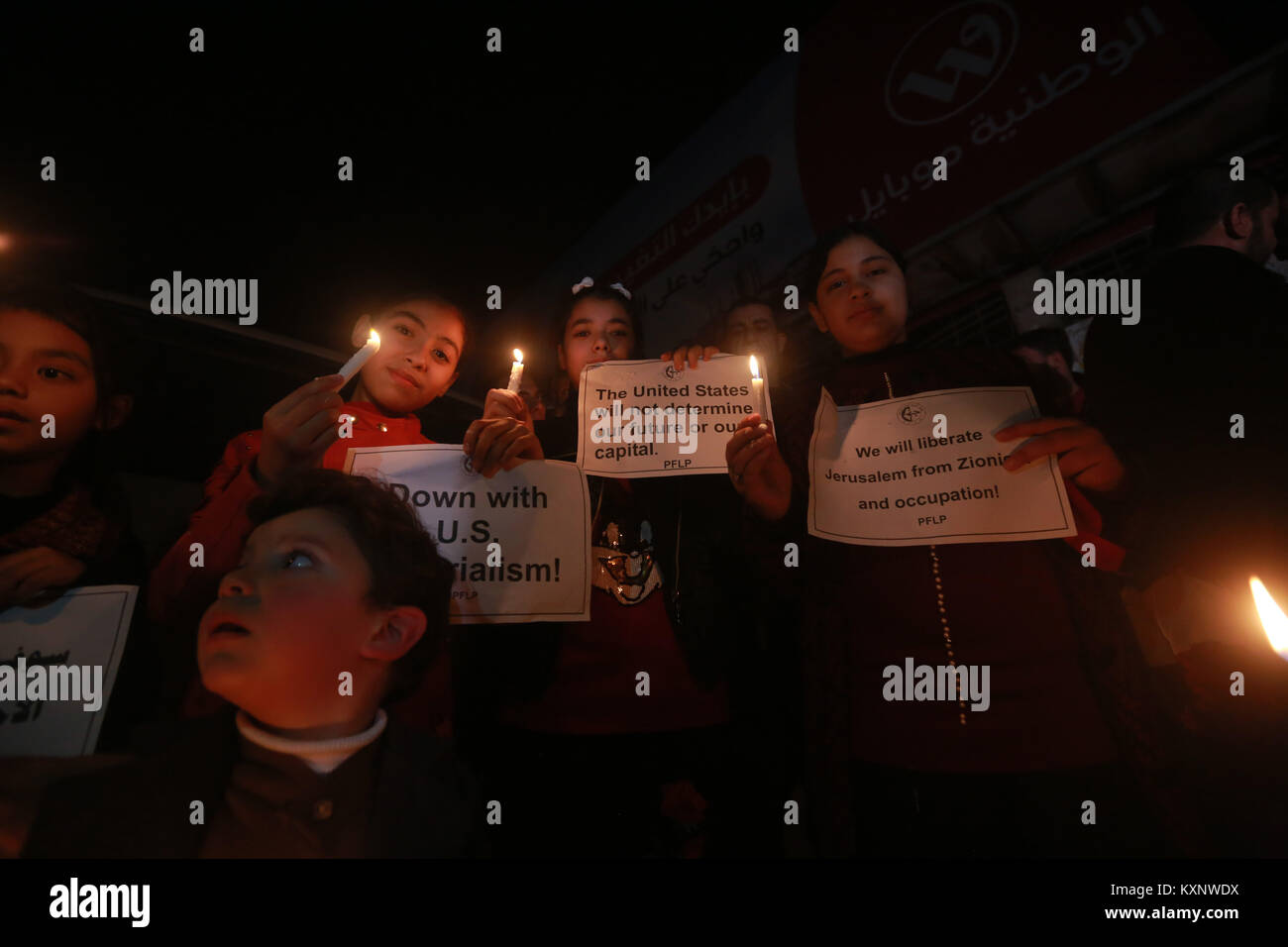 Gaza City, The Gaza Strip, Palestine. 11th Jan, 2018. Palestine kids ...