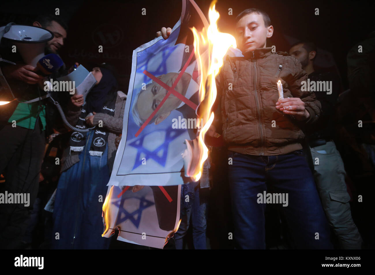 Gaza City, The Gaza Strip, Palestine. 11th Jan, 2018. Palestine kids ...