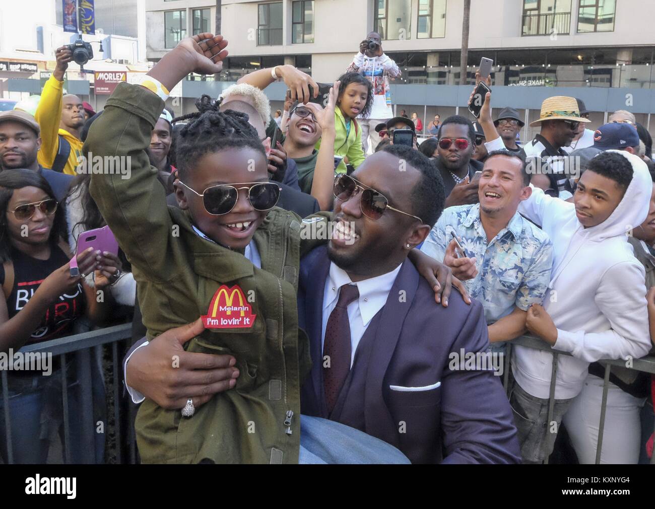 Los Angeles, California, USA. 11th Jan, 2018. Sean 'Diddy' Combs signs ...