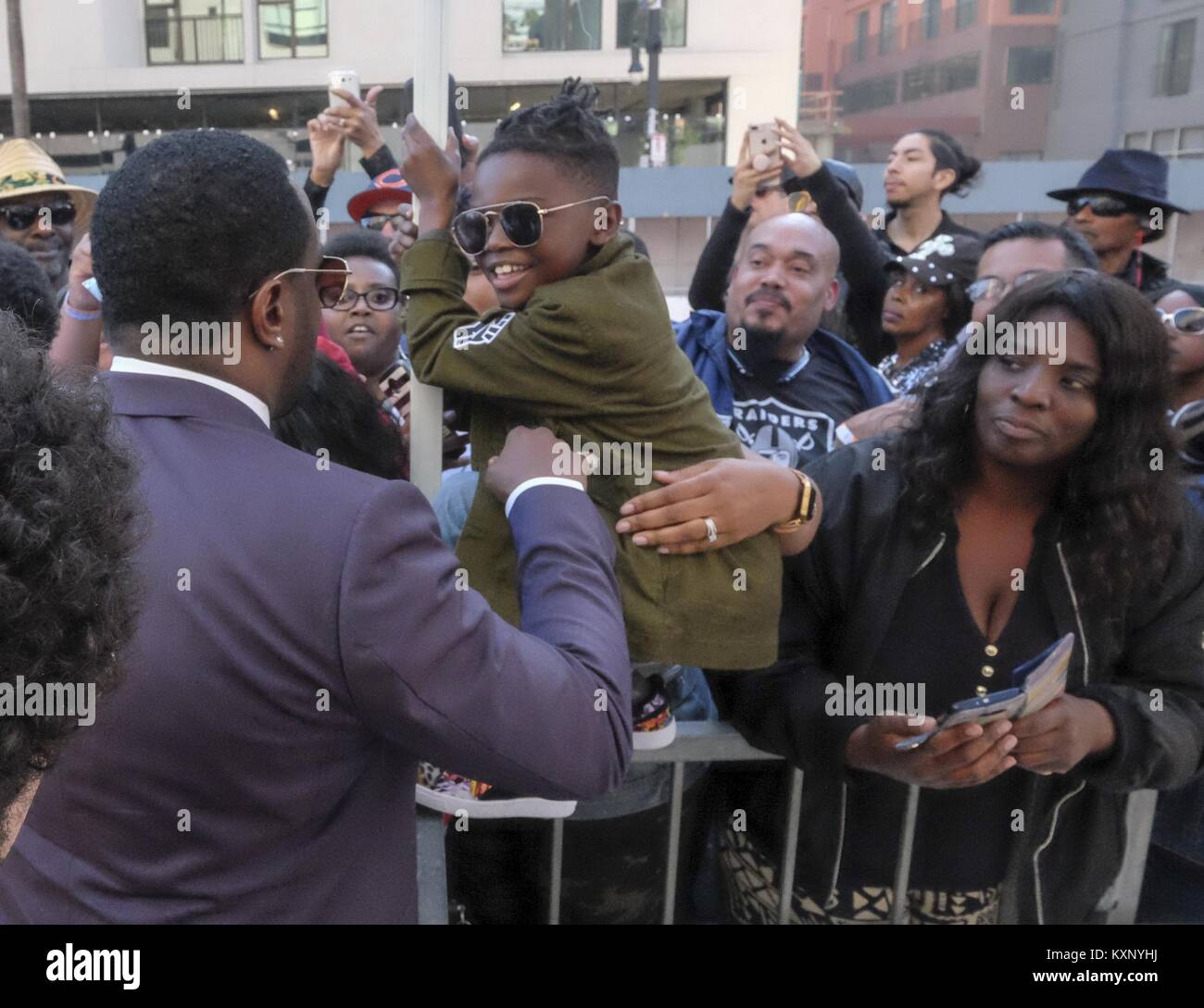Los Angeles, California, USA. 11th Jan, 2018. Sean 'Diddy' Combs signs ...